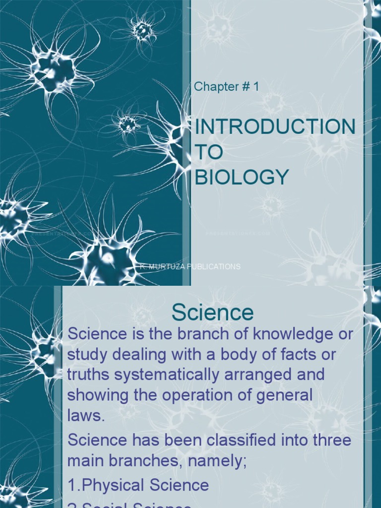 Introduction To Biology | PDF