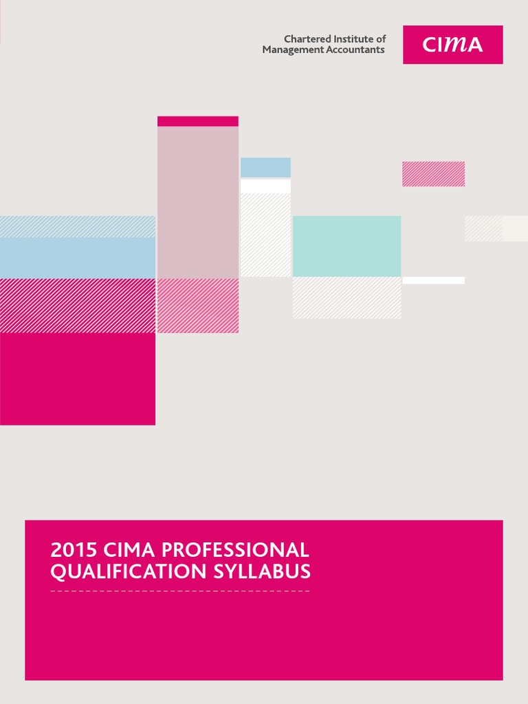 2015 CIMA Professional Qualification Syllabus | PDF