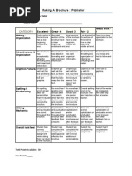 Rubric: Booklet Criteria Outstanding Proficient Consolidating Emerging ...