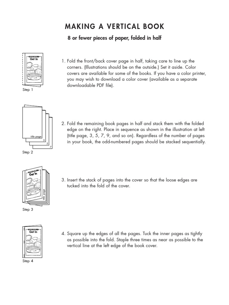 How to Make a Simple Book | PDF | Home & Garden