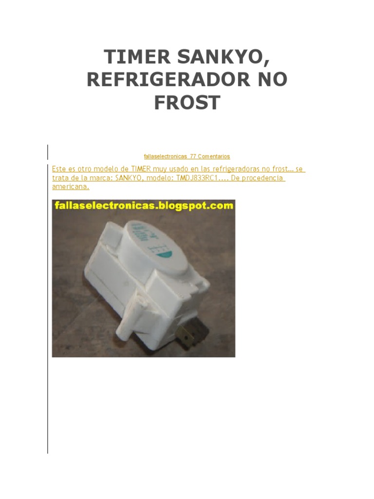 Timer Sankyo | PDF | Color | Naturaleza