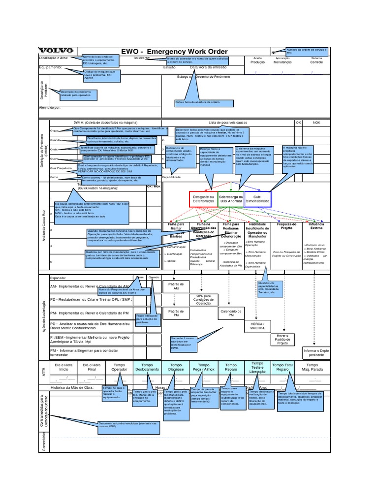 EWO Formulario Instrucoes | PDF | Science | Engenharia