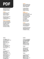 Versuri Cantece Toamna | PDF