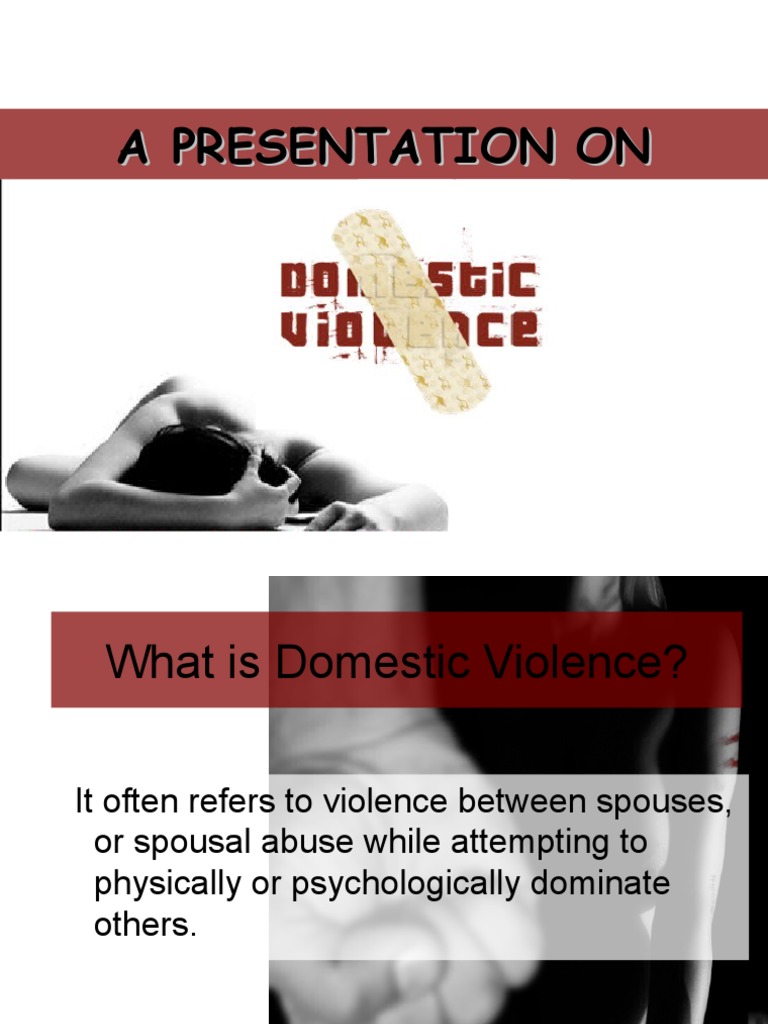 Types of Domestic Violence | PDF