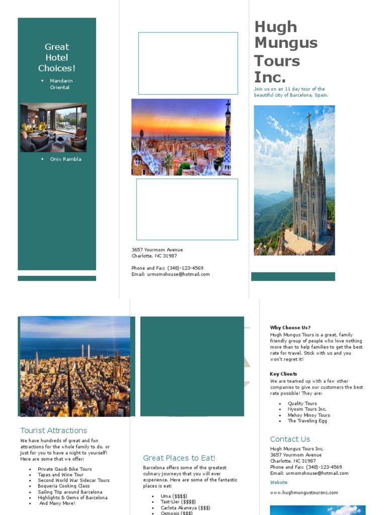 Travel Agency Brochure | PDF