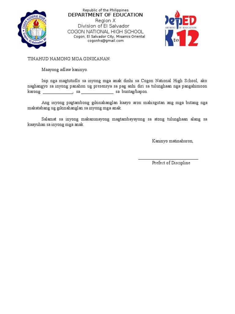 Tinahud Namong Mga Ginikanan | PDF Tinahud Namong Mga Ginikanan | PDF