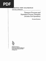 Transport Processes and Separation Process Principles Geankoplis 5th ...