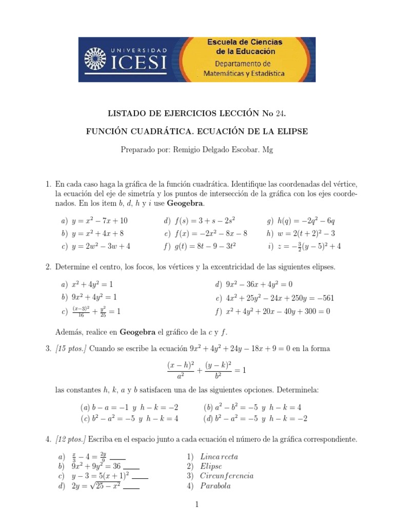 Ejercicios Leccion 24 | PDF