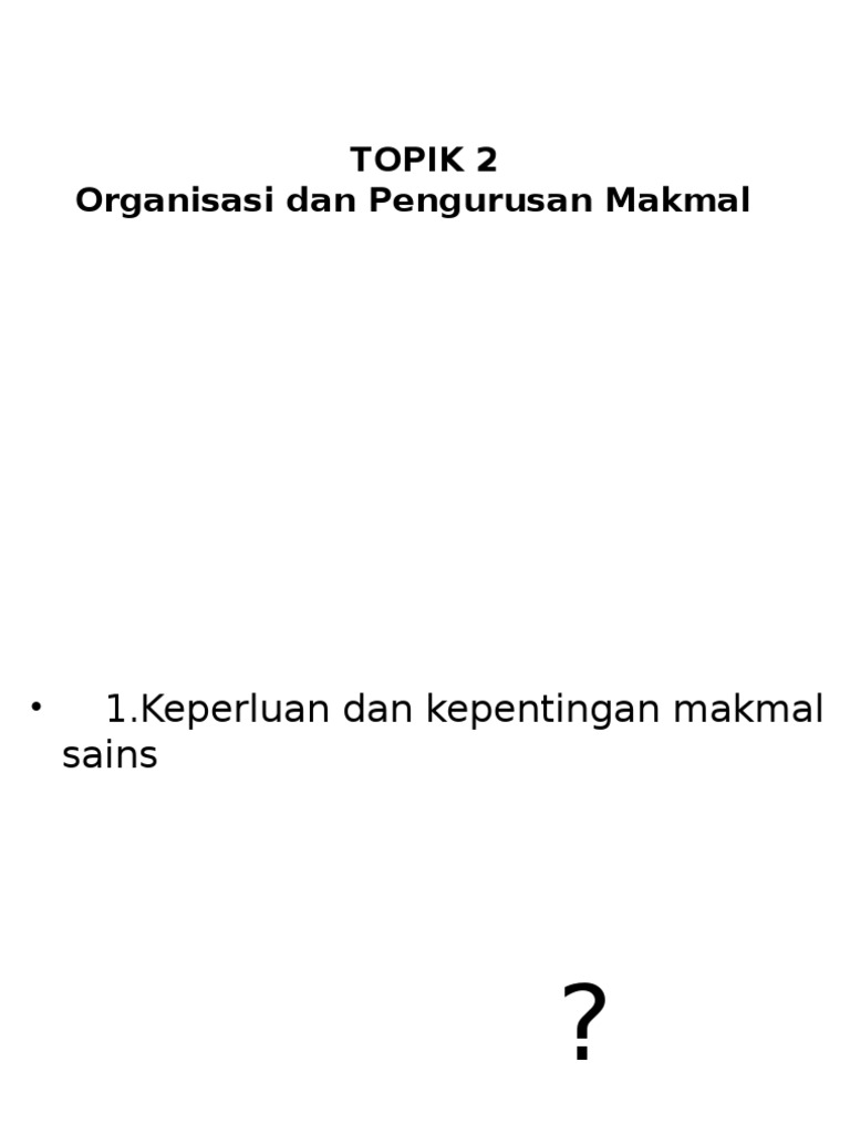 Organisasi&Pengurusan Makmal | PDF