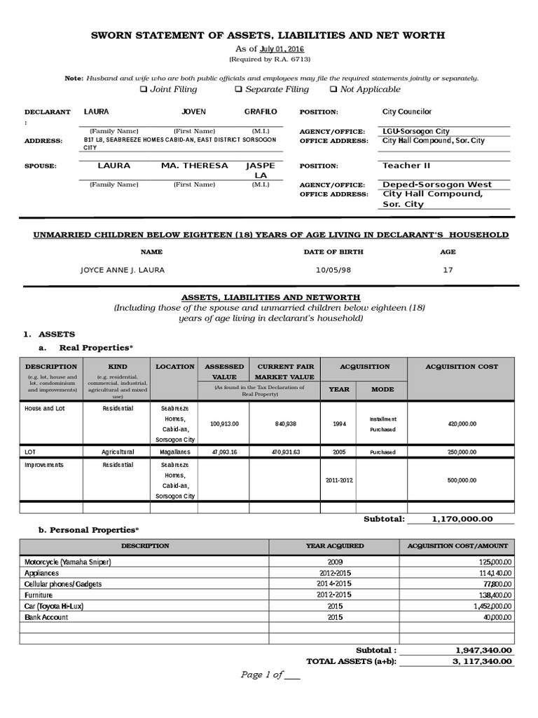 Saln Format | Economies | Government