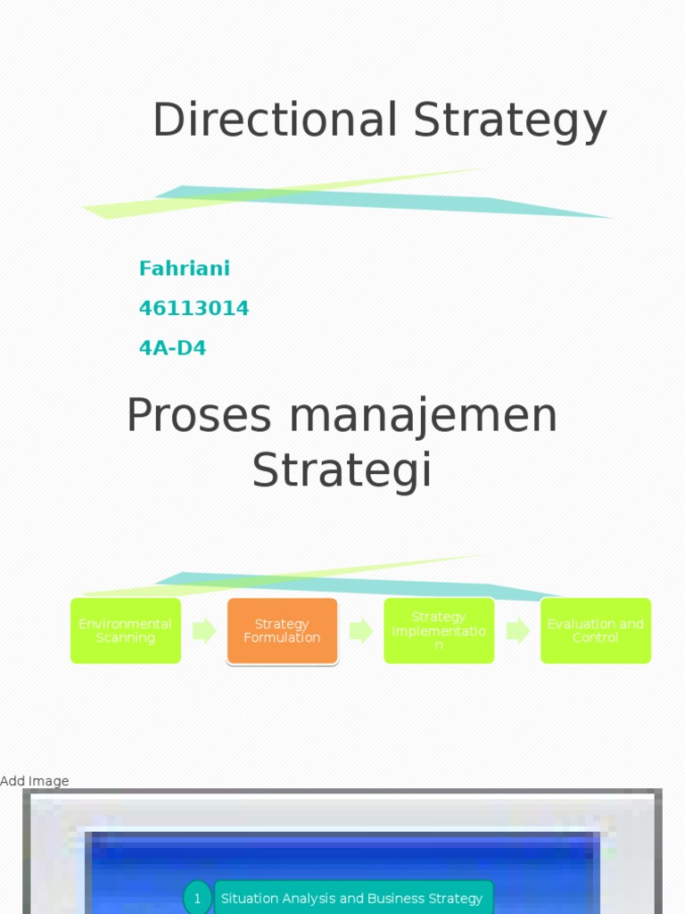 Directional Strategy | PDF