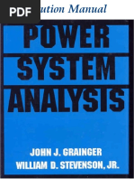 Solution Manual of Power System Analysis | PDF