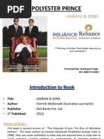 The Polyester Prince - The Rise of Dhirubhai Ambani - Hamish McDonald ...
