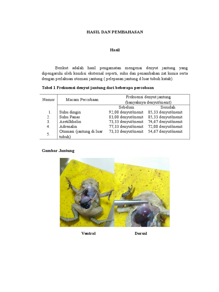 Hasil Dan Pembahasan Jaantung | PDF