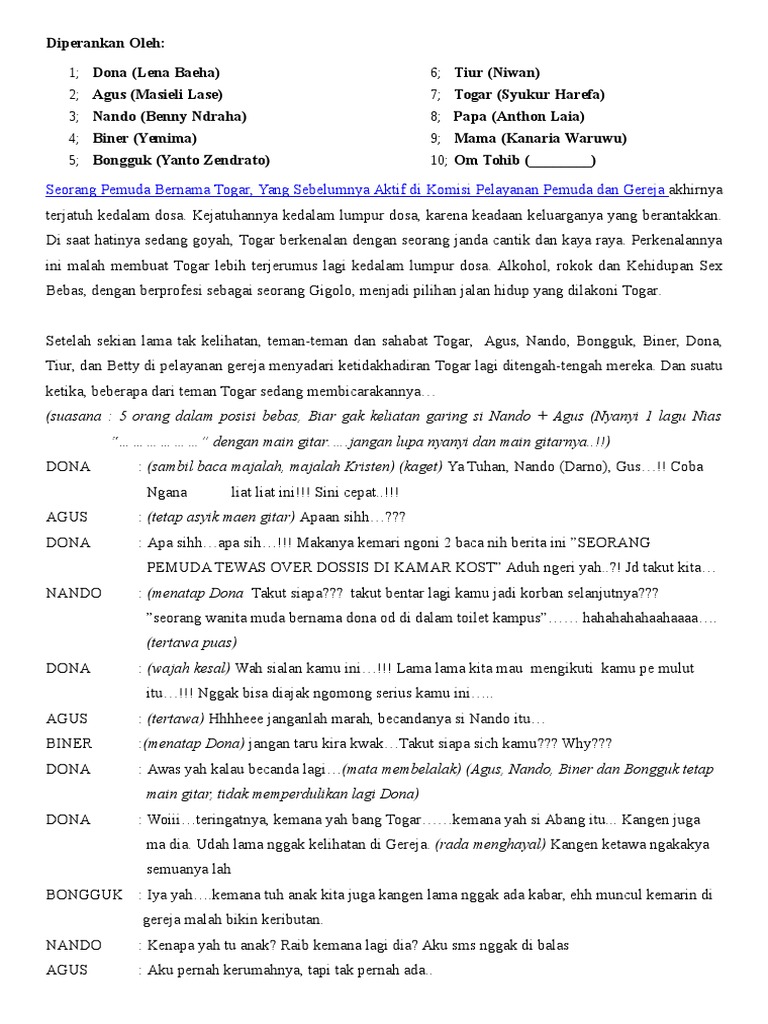 Teks Drama Natal | PDF