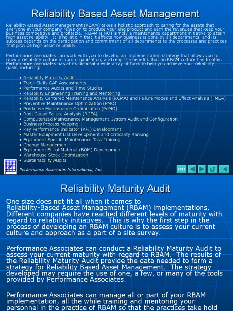 Reliability Based Asset Management2913 | PDF | Reliability Engineering | Business Process