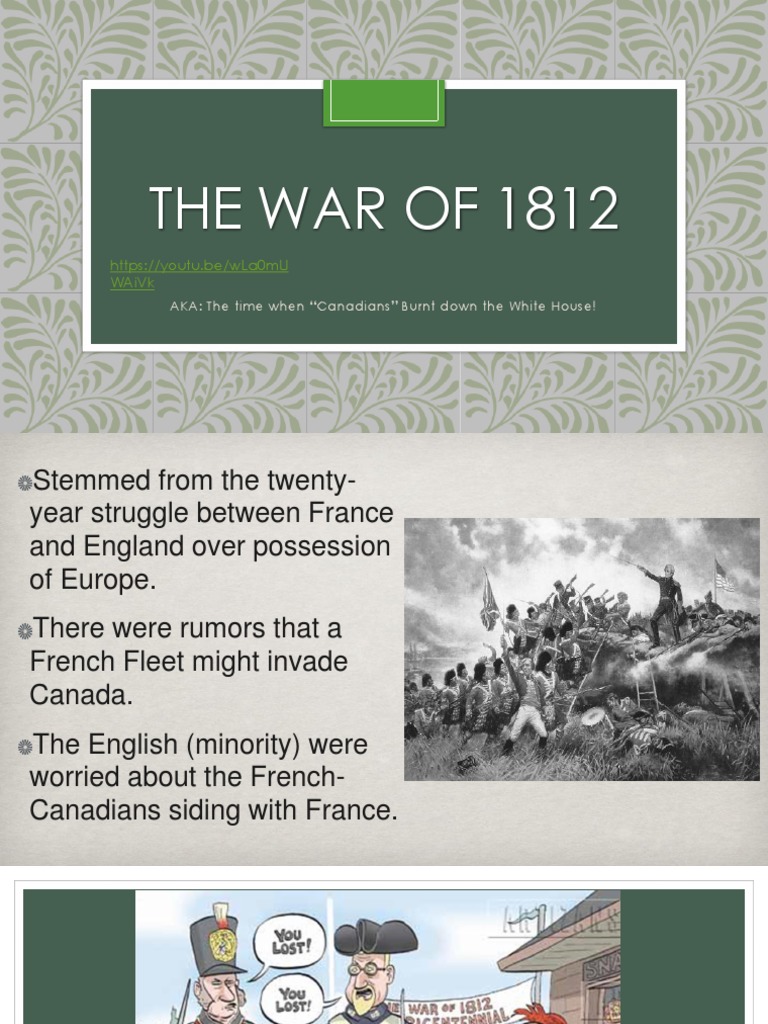 The War of 1812 | PDF | War Of 1812 | Military