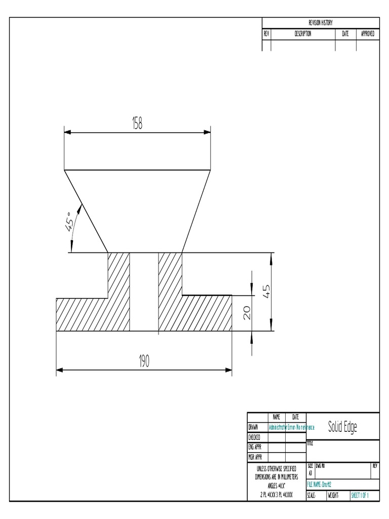 Solid Edge: Revision History REV Description Date Approved | PDF ...
