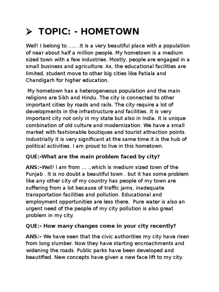 Topic: - Hometown | PDF | Retail | Economies