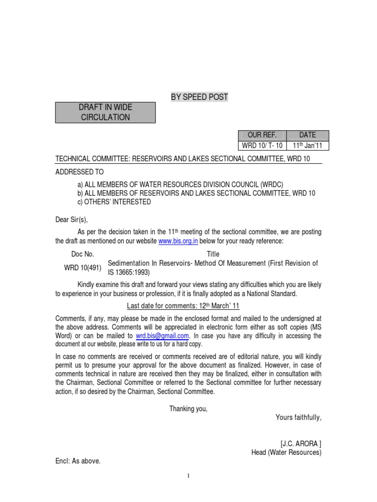 By Speed Post Draft in Wide Circulation | PDF | Surveying | Global ...