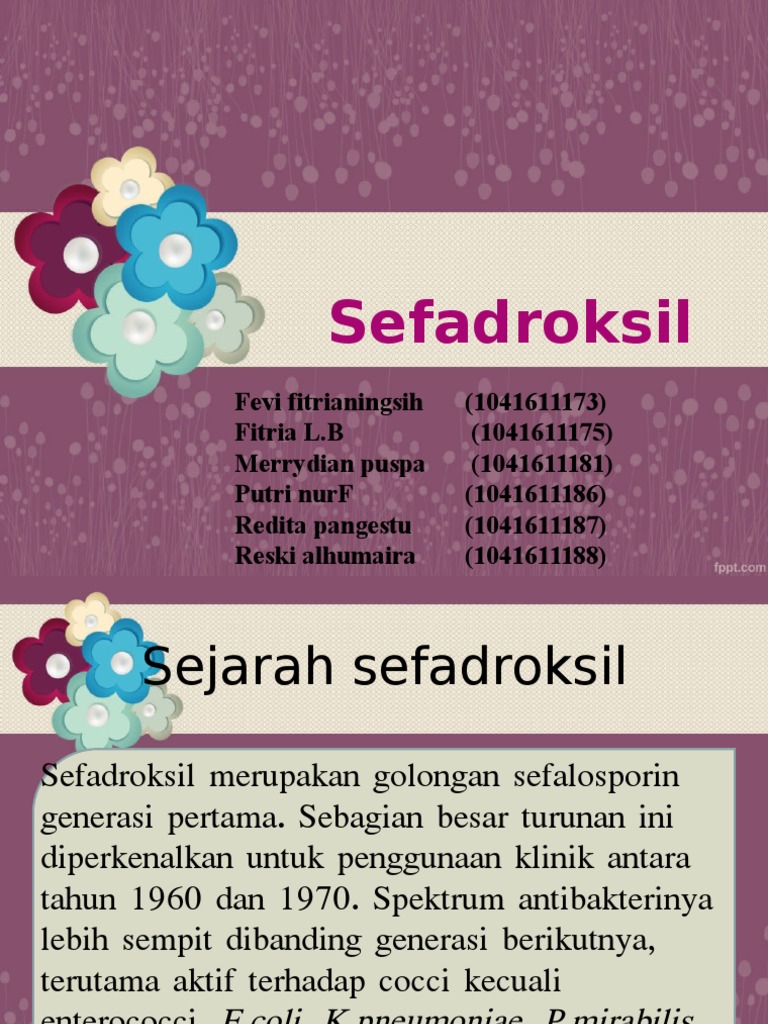 Sefadroksil | PDF | Teknologi & Rekayasa