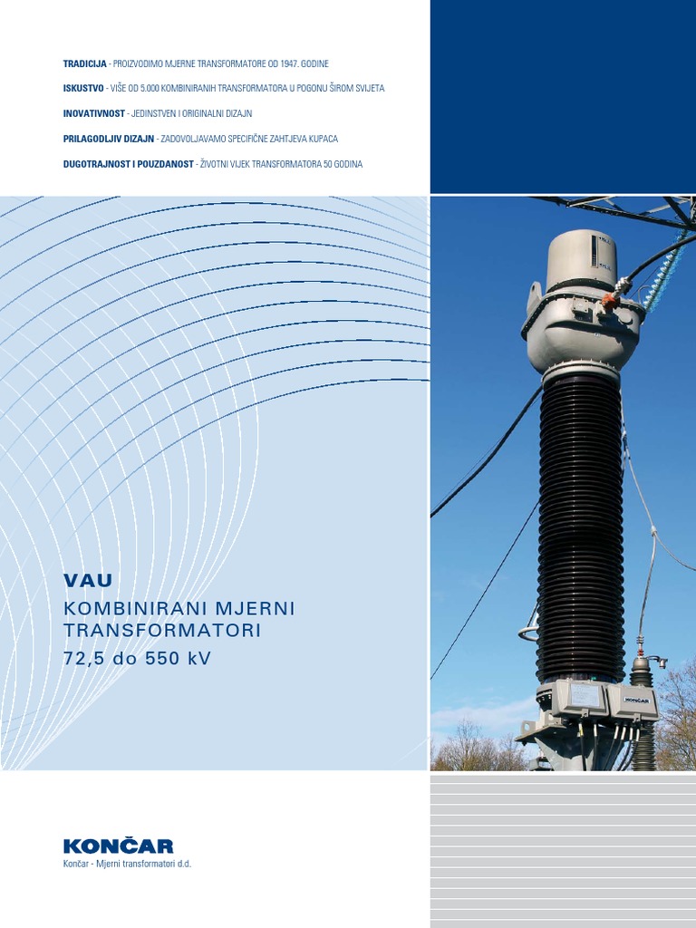 Kombinirani Mjerni Transformatori PDF | PDF