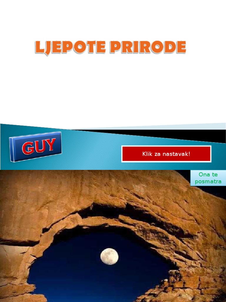 Prezentacija Priroda Je Lijepa | PDF