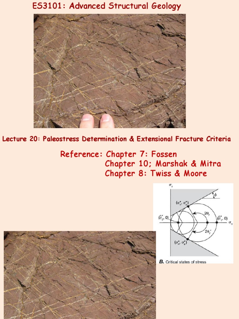 Thrust Faults and Fracture Criteria | PDF | Fault (Geology ...