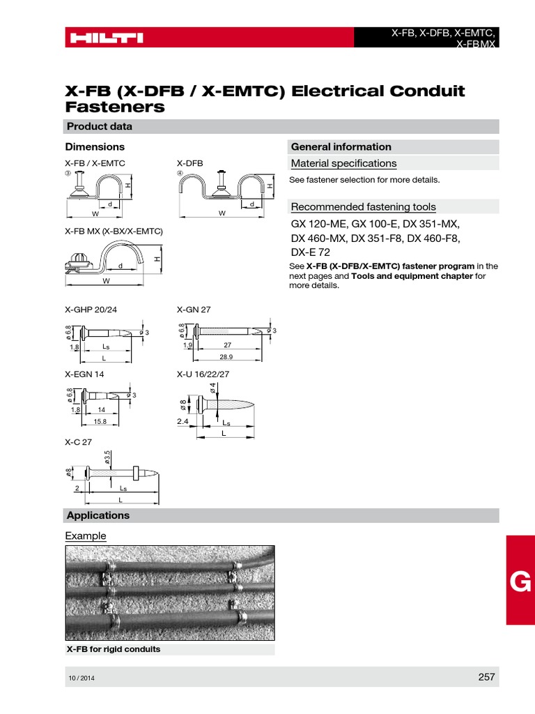 Electrical Conduit Fasteners Guide | PDF | Pipe (Fluid Conveyance ...