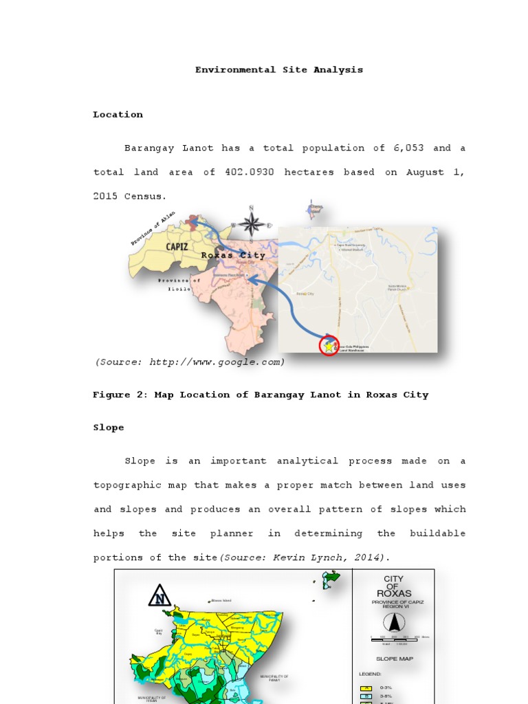 Environmental Site Analysis | Accessibility | Vegetation