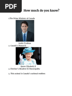 Canadian Citizenship Test Q&A Guide | PDF | Provinces And Territories ...