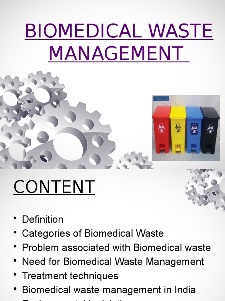 Biomedical Waste Management | PDF | Waste | Materials