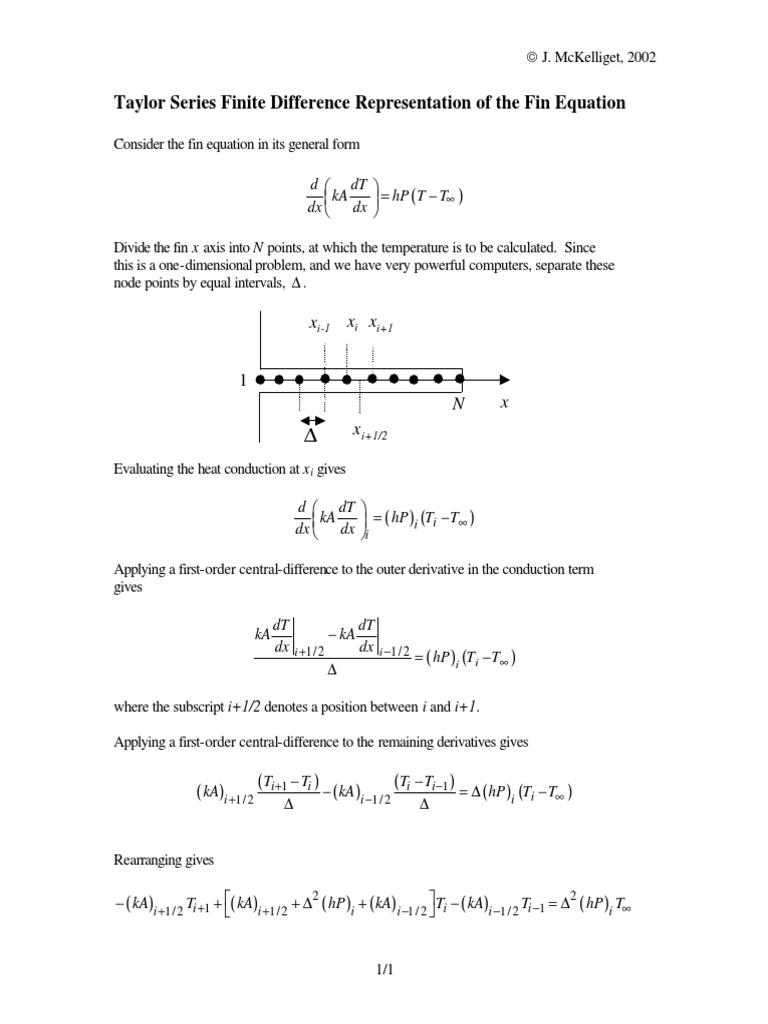 Taylor Series Finite Difference Method | PDF | Teaching Methods & Materials
