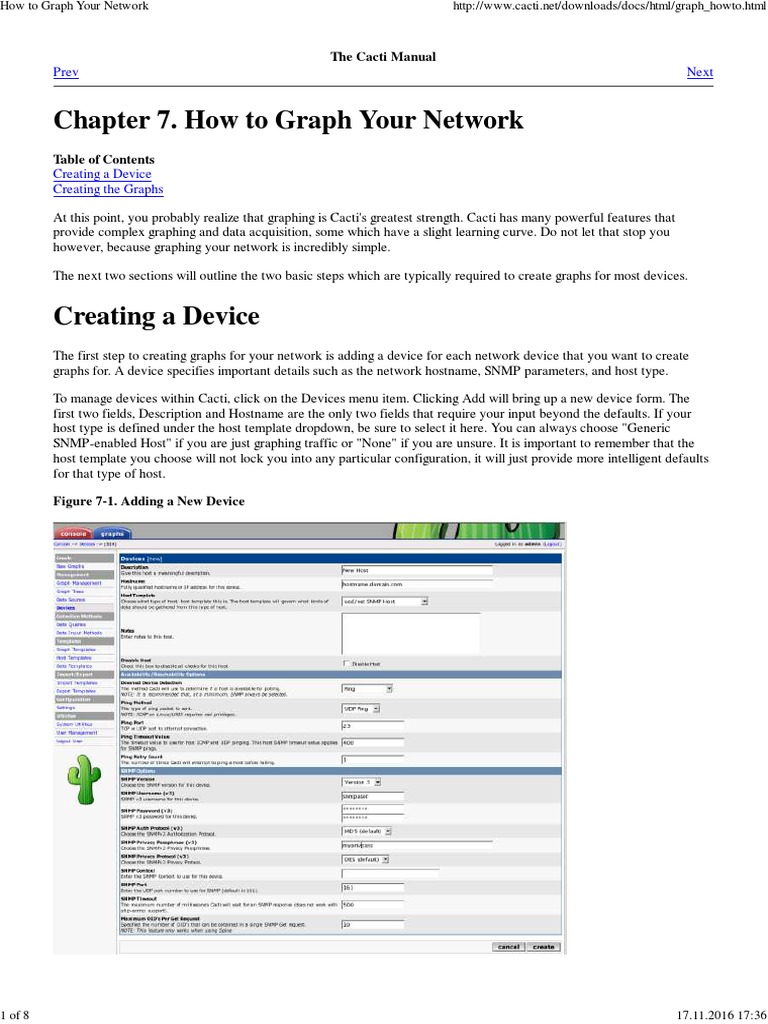 Chapter 7. How To Graph Your Network: Prev Next | PDF | Application ...