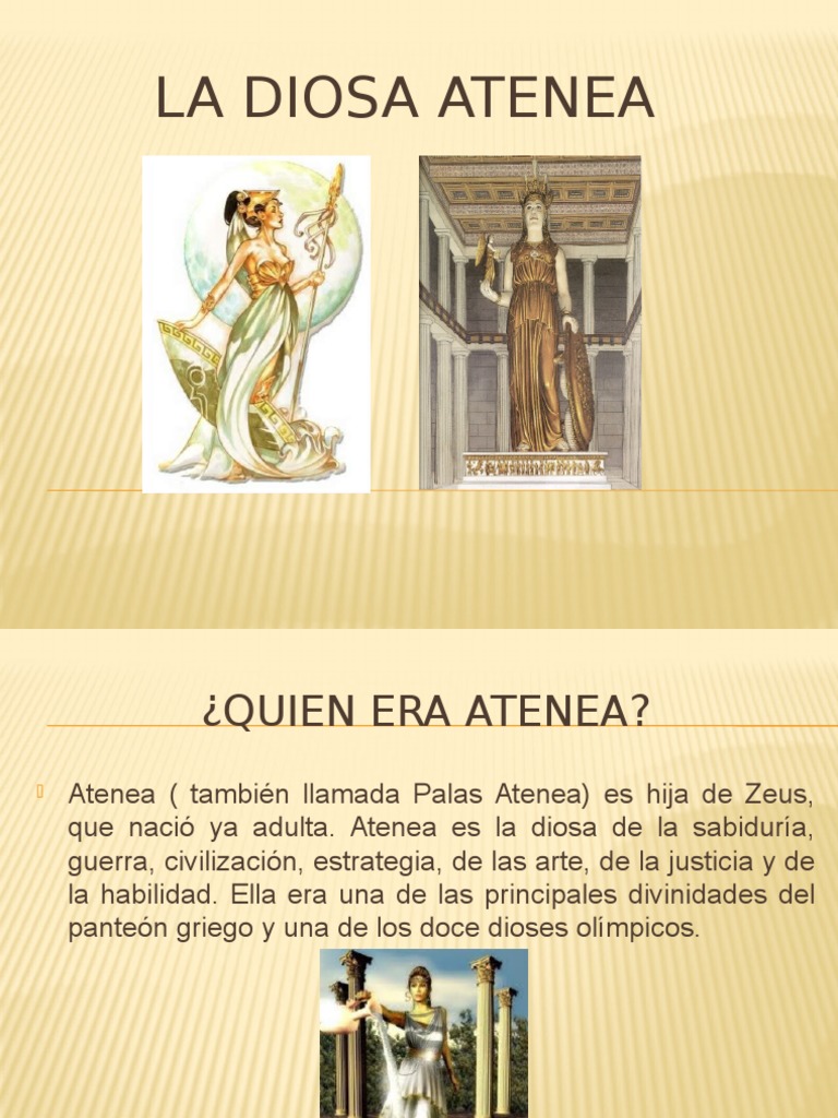 La Diosa Atenea | PDF