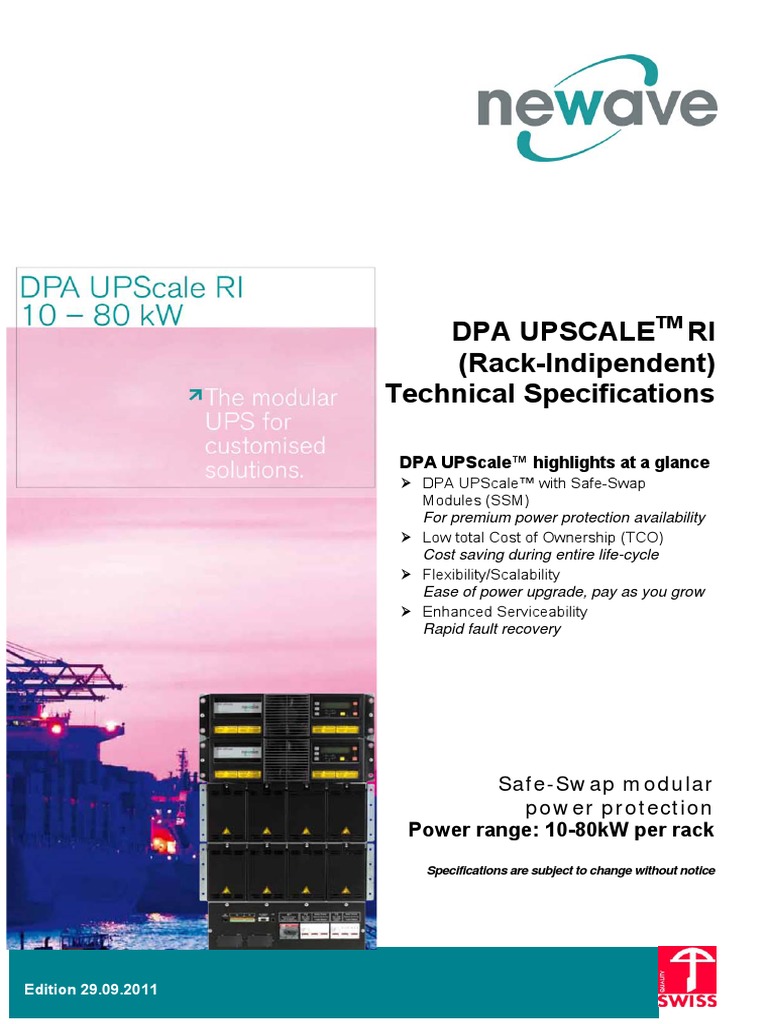 ABB Productattachments Files T e Technical Specification Dpa Upscaleri | PDF | Power Inverter ...