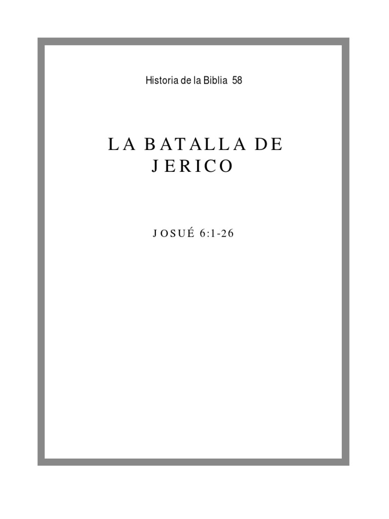 58 La Batalla de Jerico | PDF