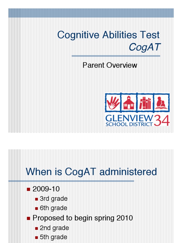 Cognitive Abilities Test: Cogat | PDF | Percentile | Nonverbal ...