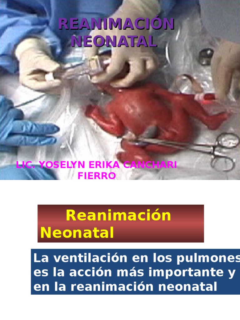 RCP Neonatal - 2015 | PDF | Reanimación cardiopulmonar | Pulmón