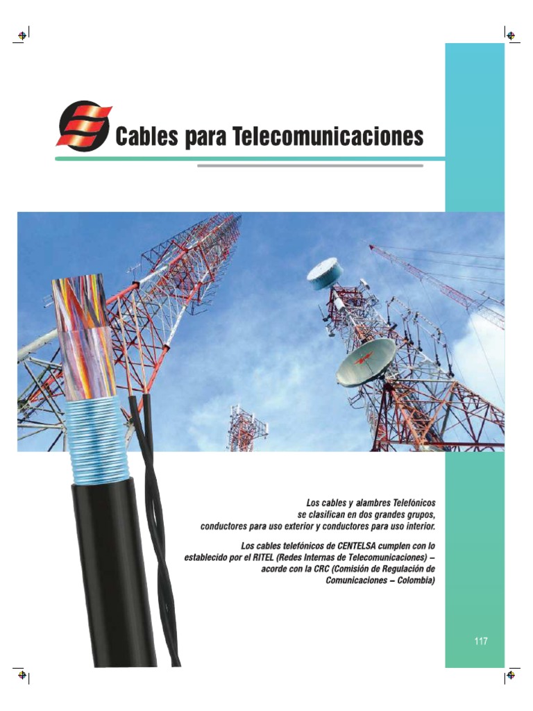 Cables para Telecomunicaciones | PDF