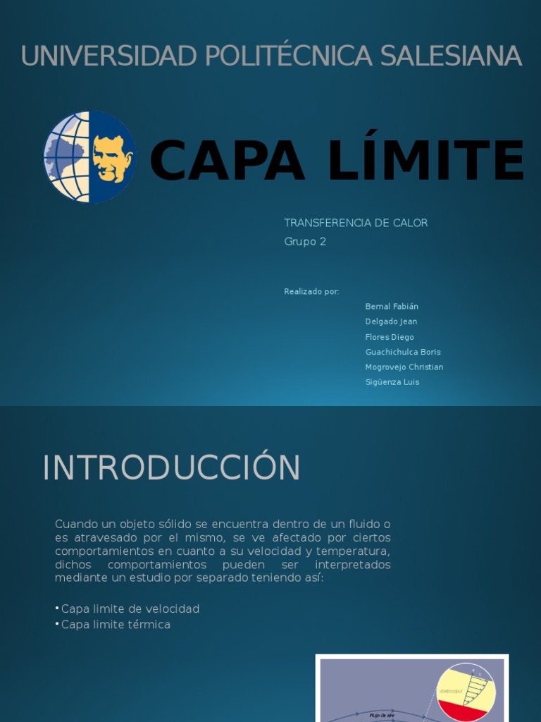 Capa Límite de Velocidad y Termica | PDF | Viscosidad | Capa límite