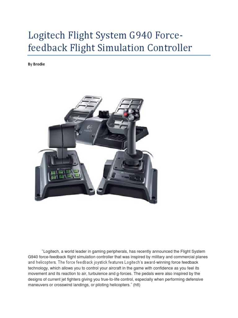 Input Device History | Aircraft Flight Control System | Aircraft