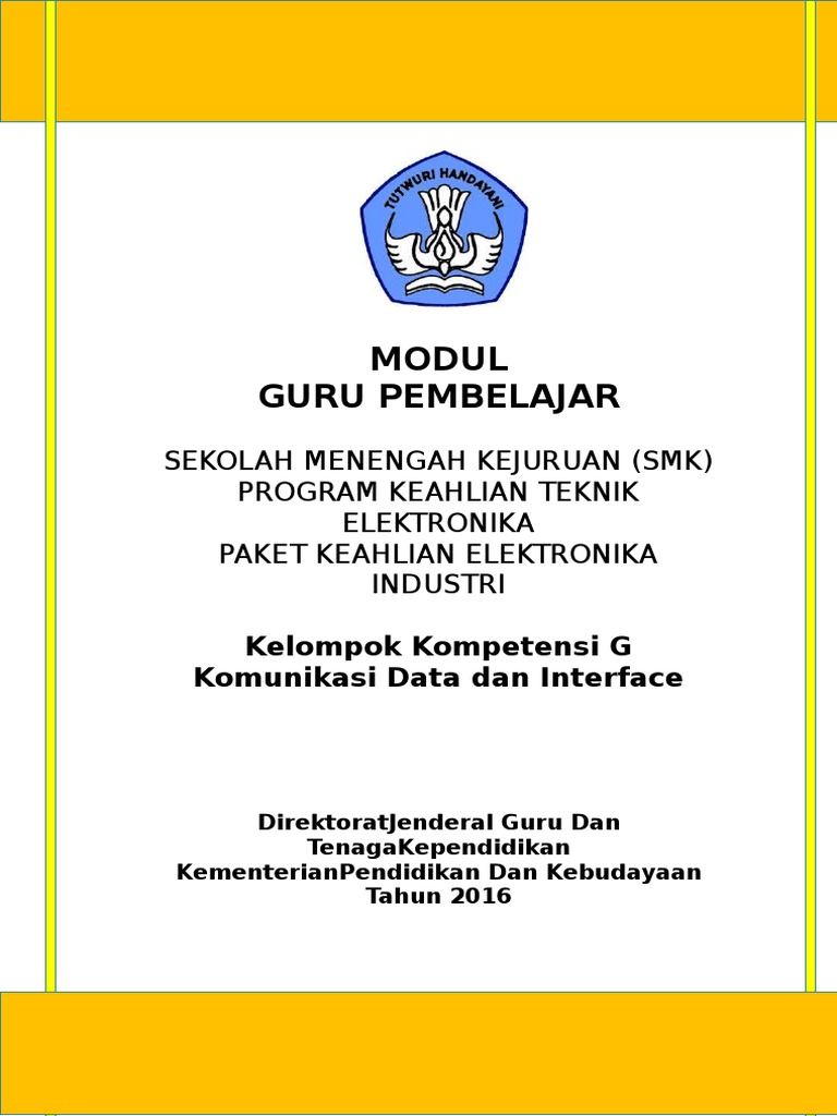G Teknik Elektronika Industri - Komunikasi Data Dan Interface | PDF