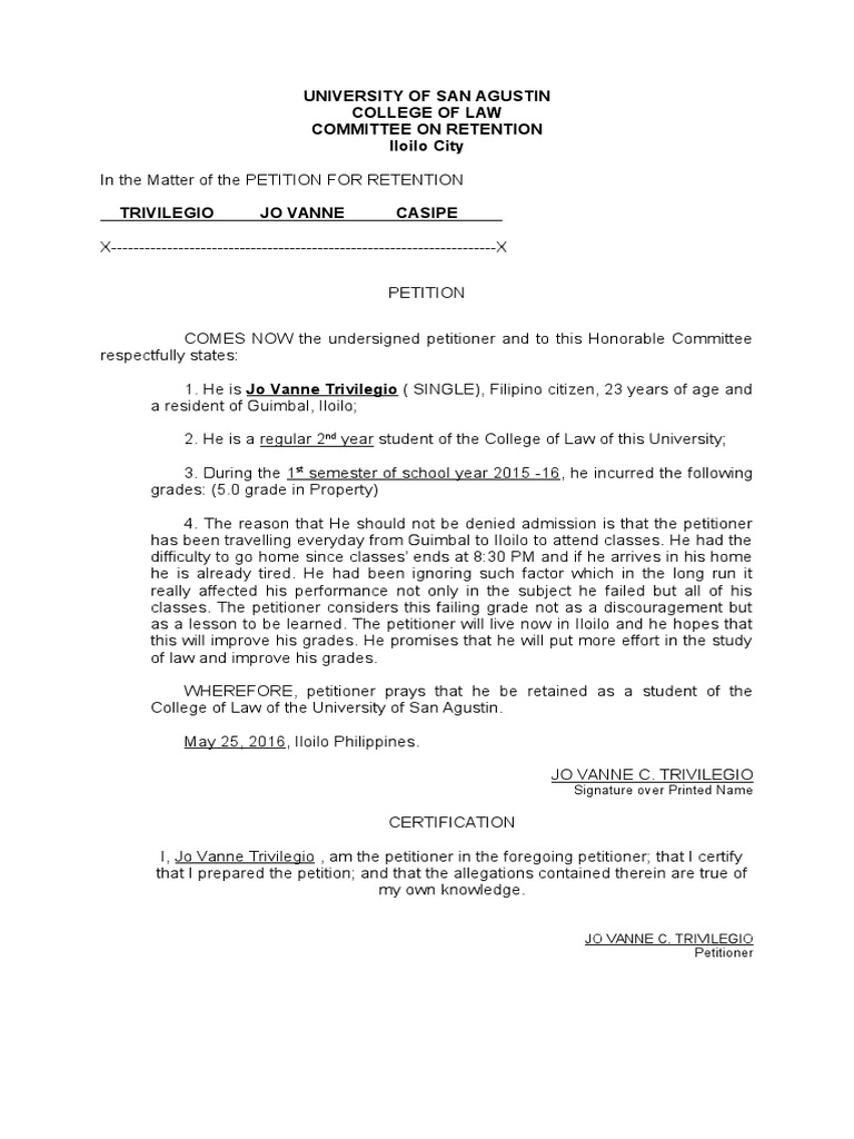 Retention Letter | PDF