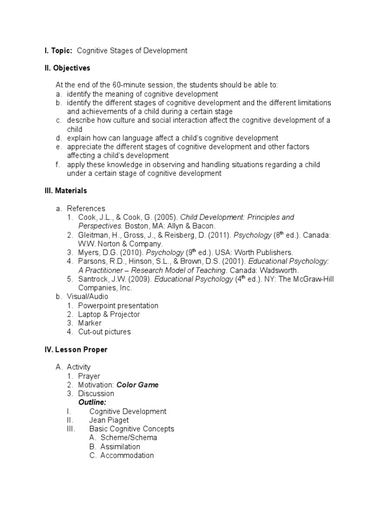 cognitive-stages-of-development-semi-detailed-lesson-plan-cognitive
