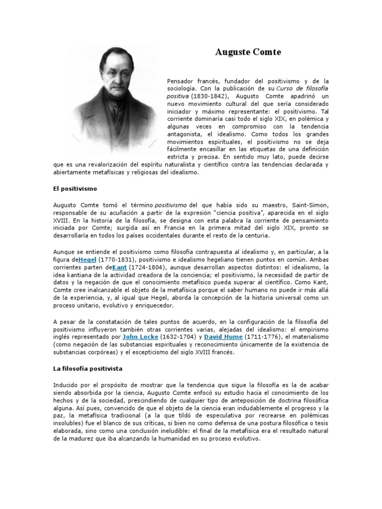 Auguste Comte