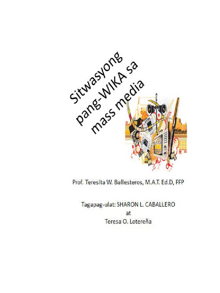 Ang Wika at Ang Media | PDF