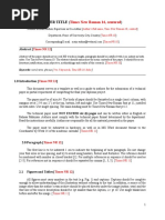 Technical Paper Formatting Guidelines | PDF | Citation | Typefaces