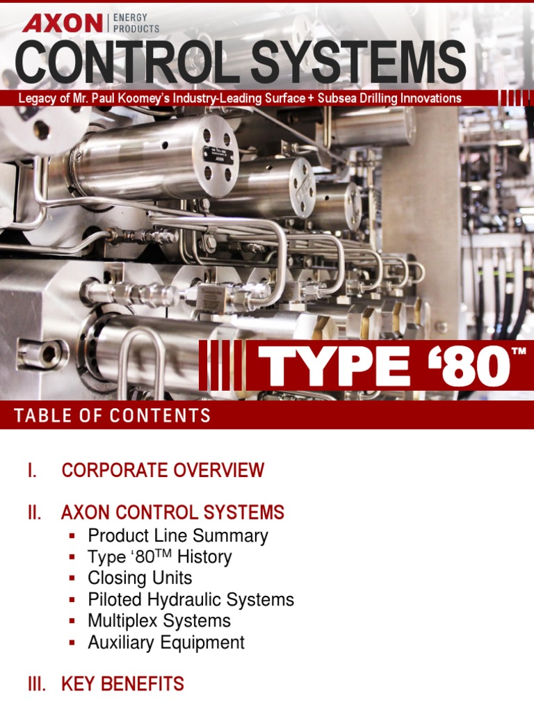 AXON 002 Pressure Products BOP Control Systems | Technology ...