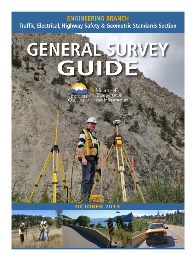 BC MoT Survey Guide | PDF | Floodplain | Surveying